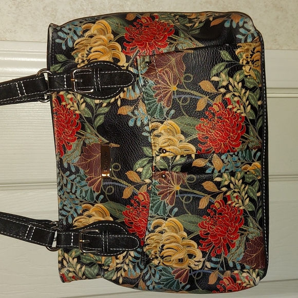 Koltov | Bags | Koltov Multicolored Floral Design Shoulder Bag | Poshmark